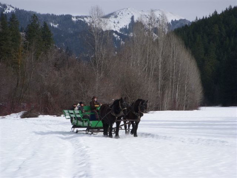 Eagle Creek Ranch Horseback Riding and Sleigh Rides